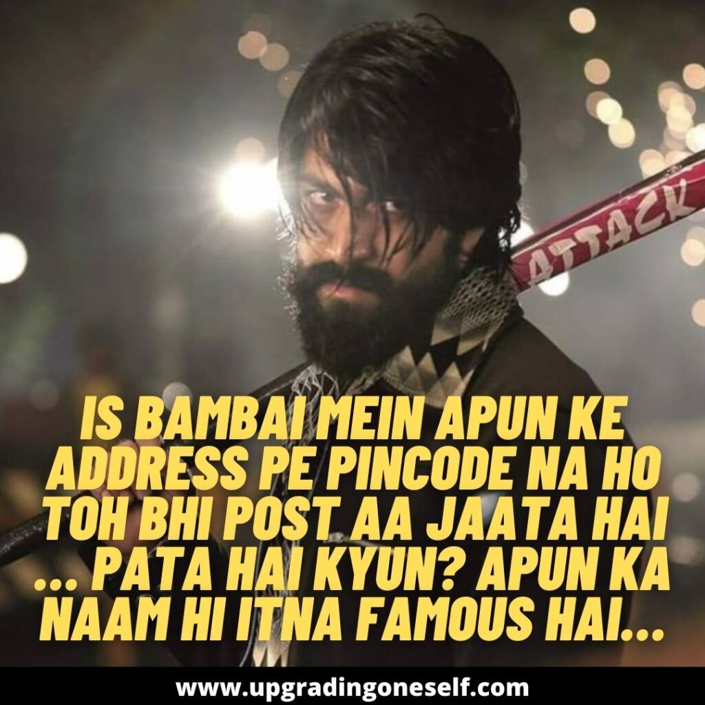 Top 12 Kickass Quotes From The Movie KGF - Upgrading Oneself Top 12 Kickass Quotes From The Movie KGF - Upgrading Oneself
