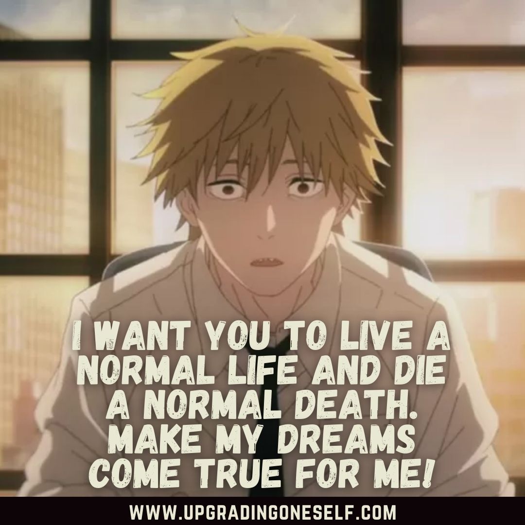 Top 15 Mind Blowing Quotes From The Chainsaw Man Anime